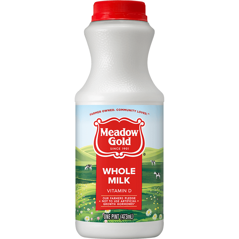 Whole Milk Plastic Pint Meadow Gold Dairy Whole Milk Plastic Pint Meadow Gold Dairy