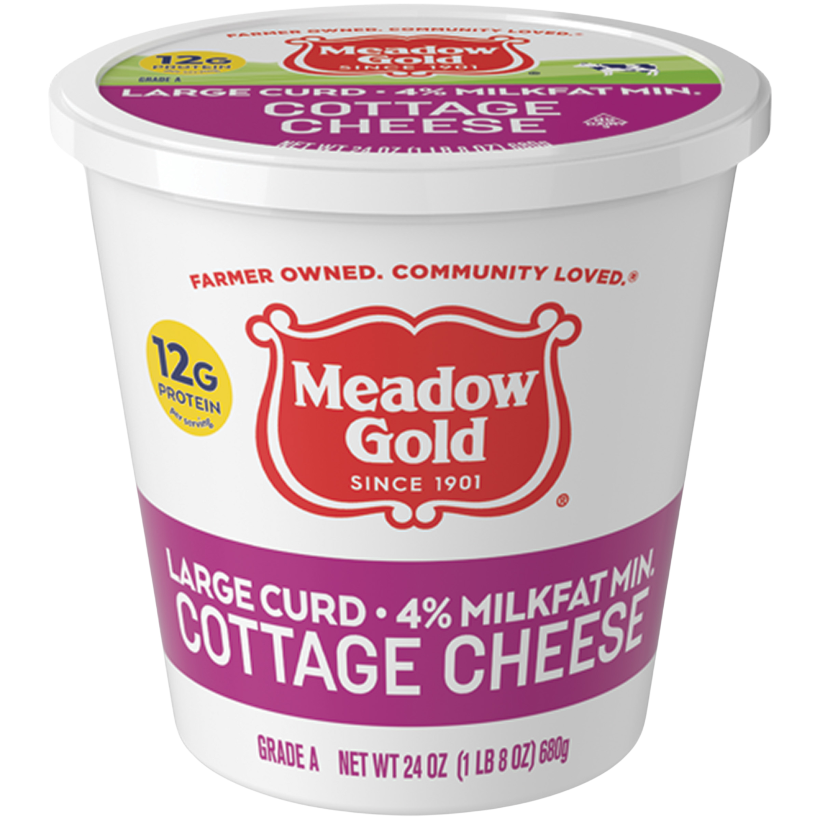 4% Large Curd Cottage Cheese - Meadow Gold® Dairy